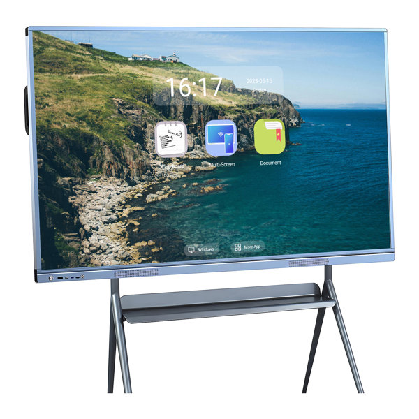 JYXCN All-in-One 75" Smart Board, Touch Screen Digital Electronic Calendar Smartboard 4K ...